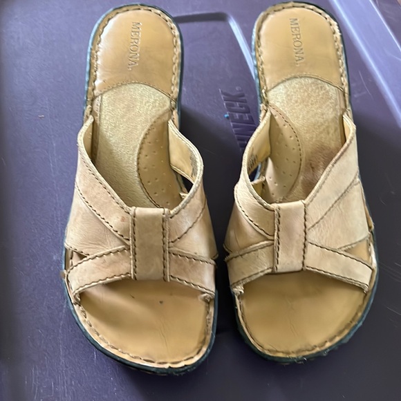 Merona | Shoes | Merona Wedge Open Toe Shoes | Poshmark